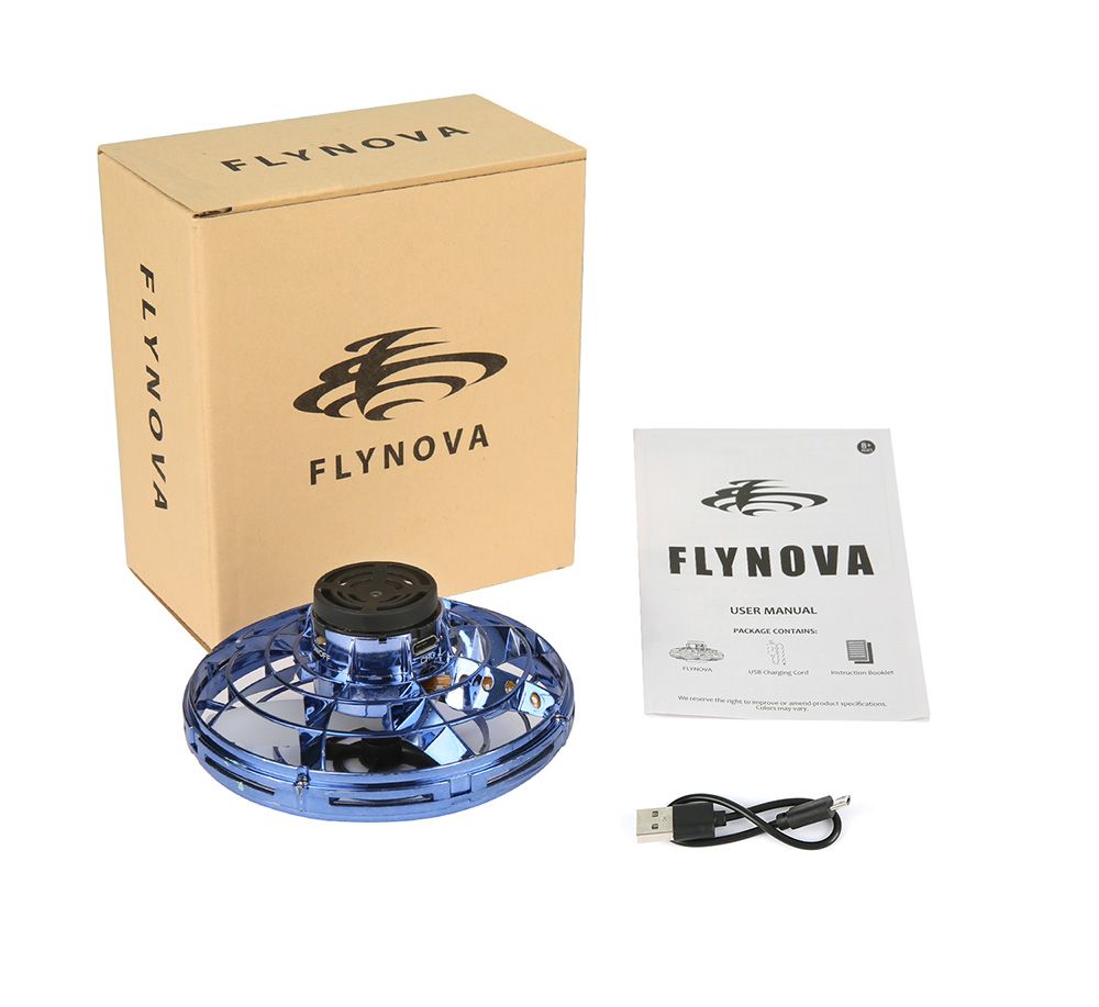 FlyNova Tricked-Out Flying Spinner Toys Red