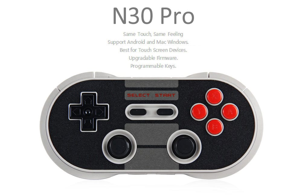 8BITDO N30 PROワイヤレスBluetoothコントローラゲームパッド
