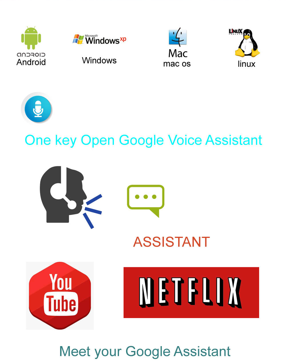 ALLK X12-M 2.4G Voice Remote Control Wireless Air Mouse Black