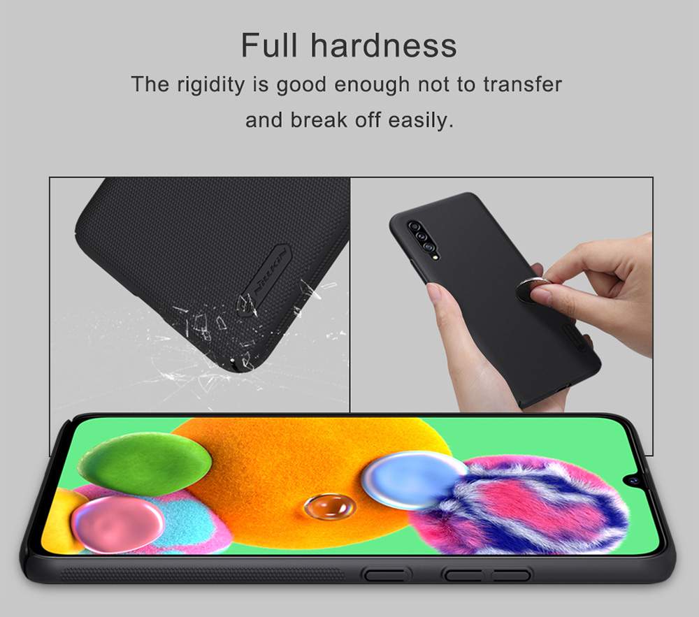 NILLKIN Protective Frosted Phone Case For Samsung Galaxy A90 5G Blue