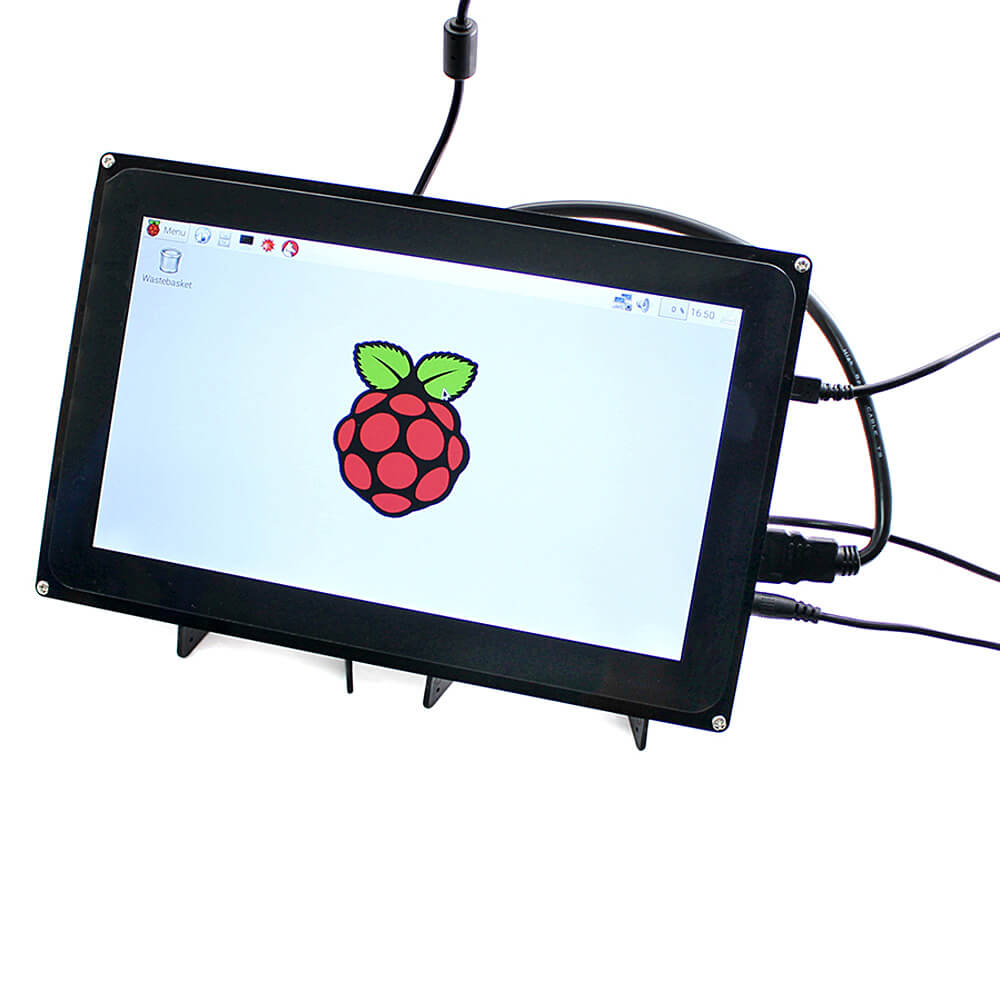 10.1 inch Capacitive Touch Screen LCD 1024x600 HDMI with Bicolor Case