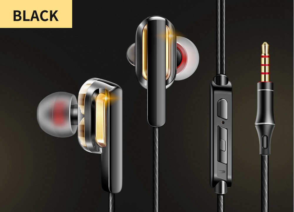 QKZ CK3 Earphones In-Ear Black