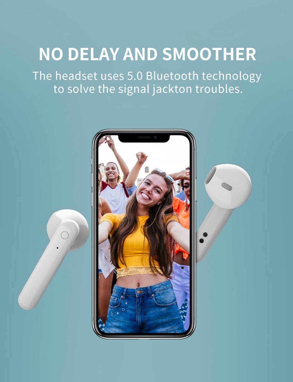 S13 TWS Earphone Bluetooth 5.0