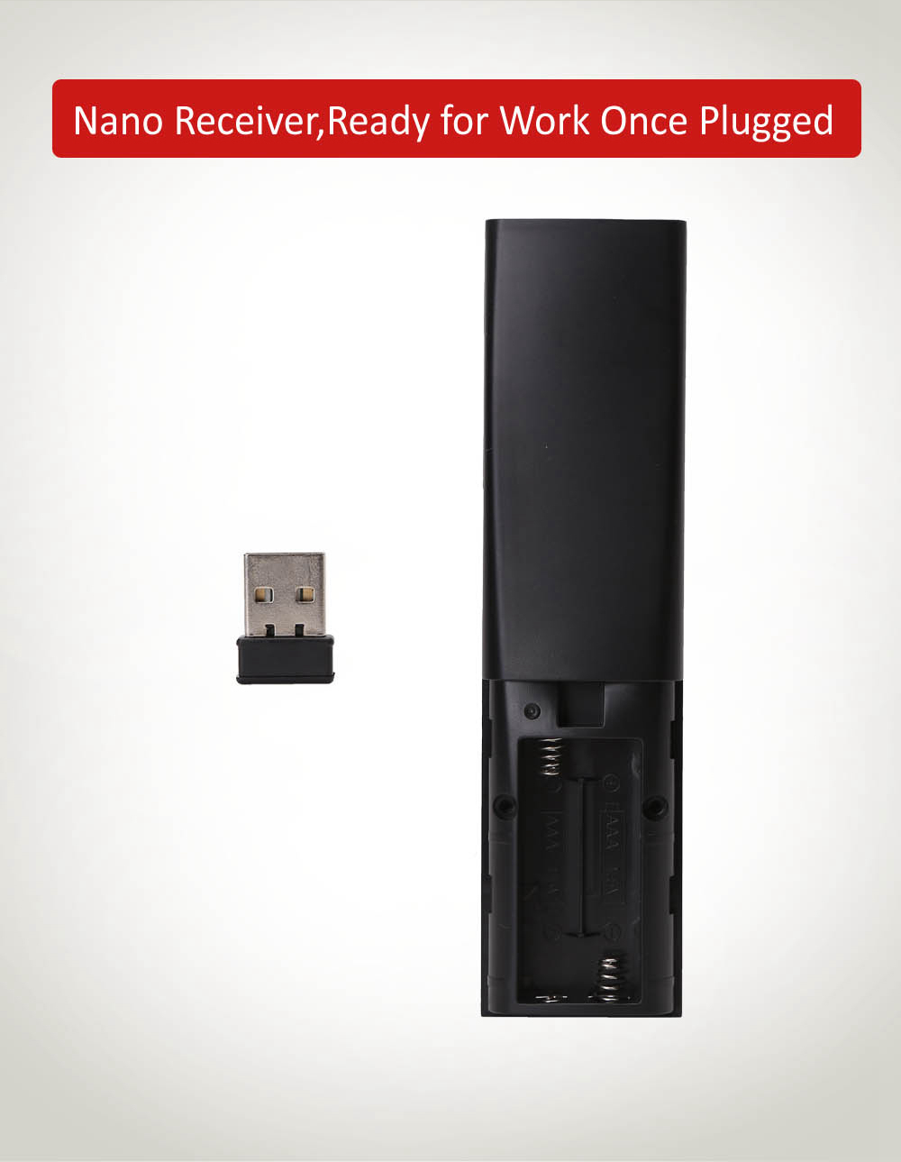 ALLK X12-M 2.4G Voice Remote Control Wireless Air Mouse Black