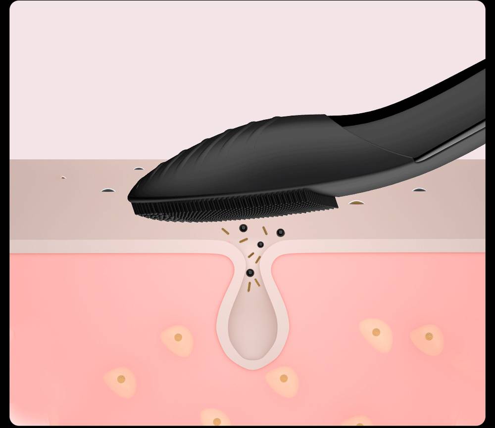 Wellskins Intelligent Wireless Vibration Cleansing Instrument Black