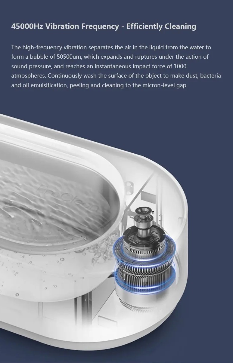Xiaomi EraClean Ultrasonic Cleaner White