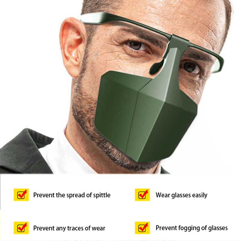 Reusable Face-Shielding Protective Face Mask