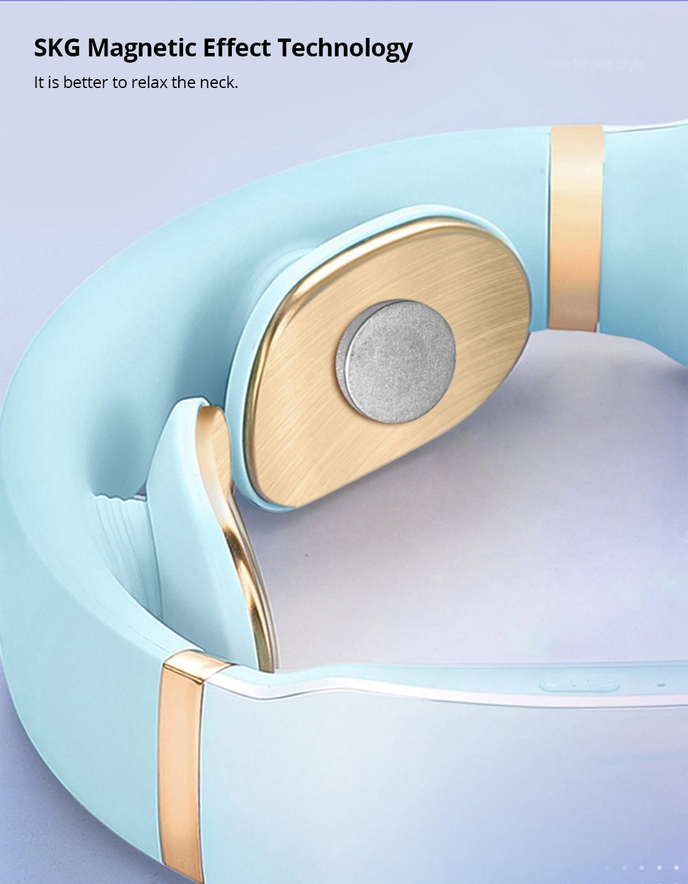 SKG K6 Intelligent Electronic Cervical Massager Neck Guard Device Blue