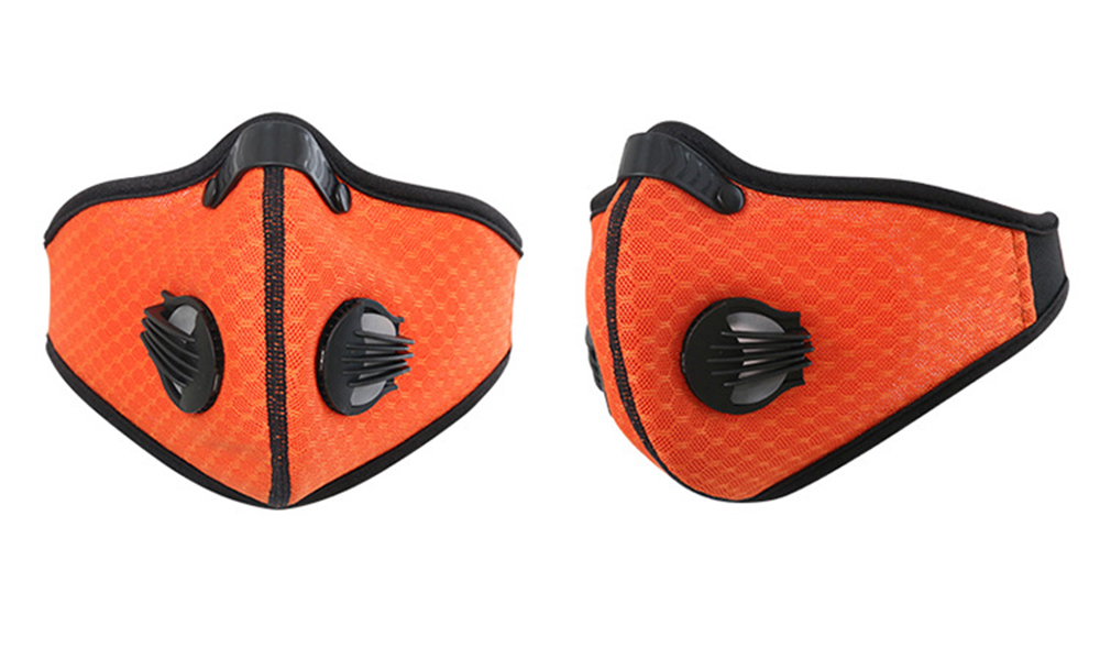 Outdoor Camouflage Dustproof Sports Mask Blue