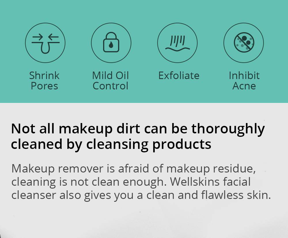 Wellskins Intelligent Wireless Vibration Cleansing Instrument Black