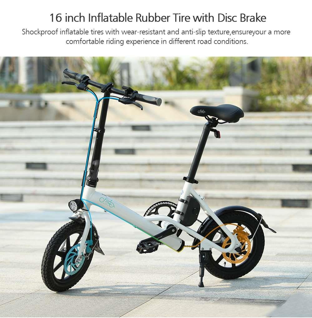 FIIDO D3S Folding Moped Electric Bike Gear Shifting Version Black