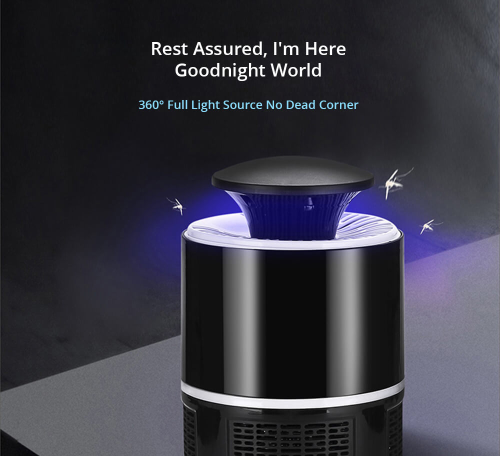 Electric Mosquito Killer Lamp USB Version 365 Black