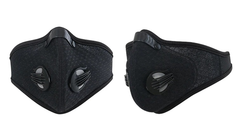 Outdoor Camouflage Dustproof Sports Mask Blue