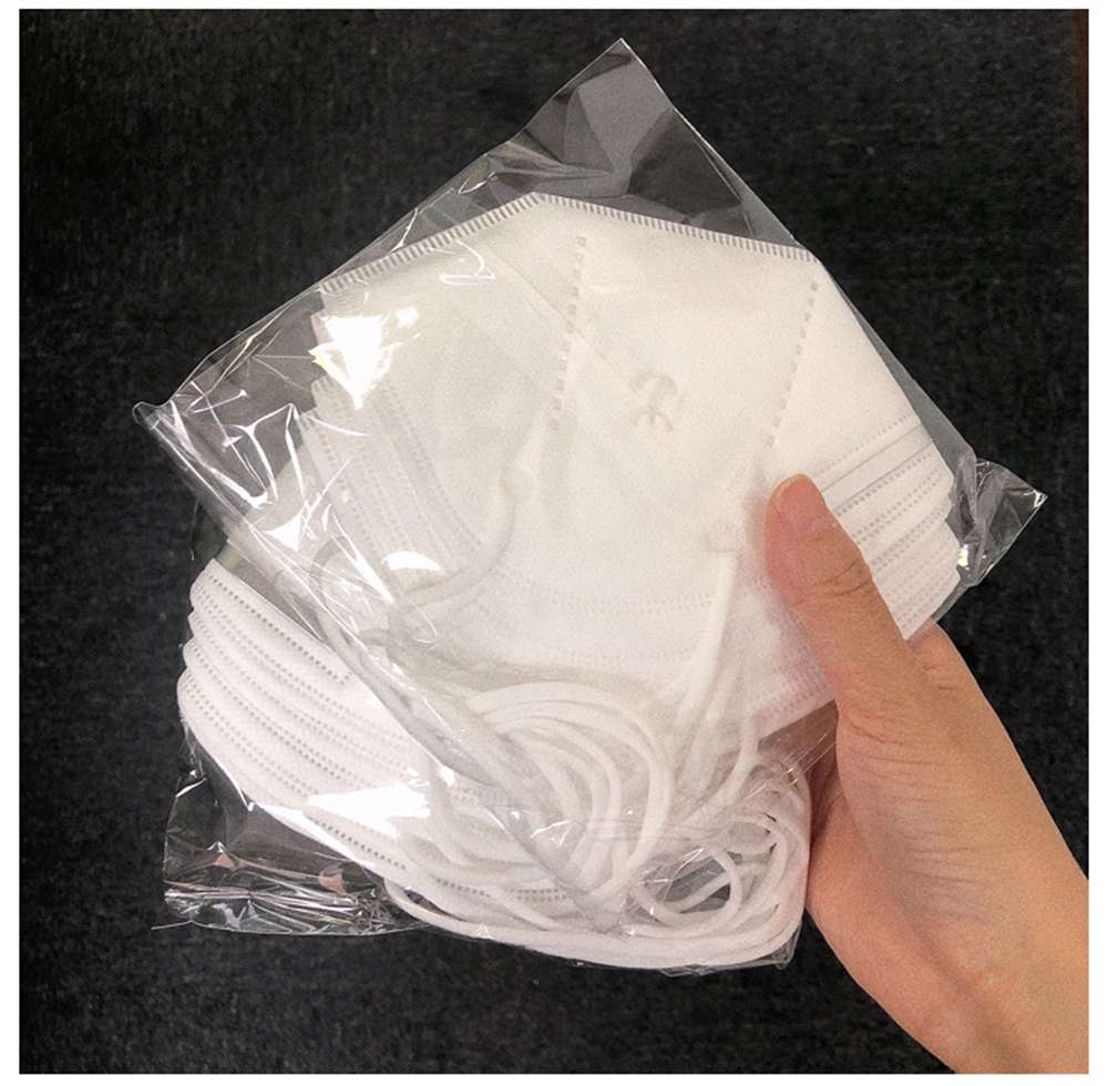 20PCS KN95 Hanging Ear Protective Mask White
