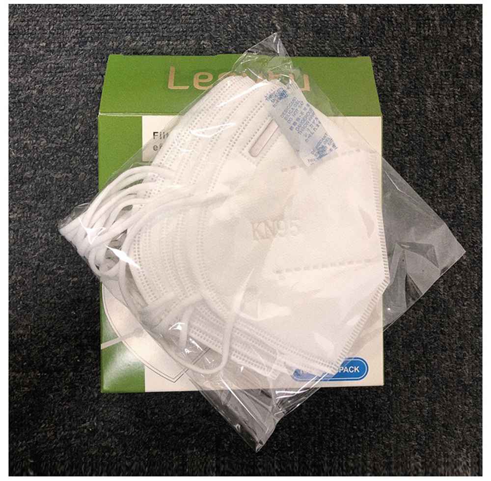 20PCS KN95 Hanging Ear Protective Mask White