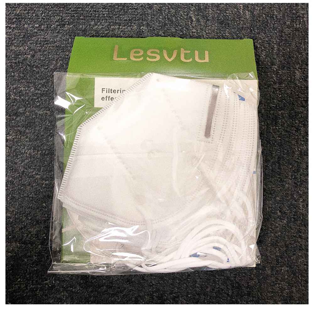 20PCS KN95 Hanging Ear Protective Mask White