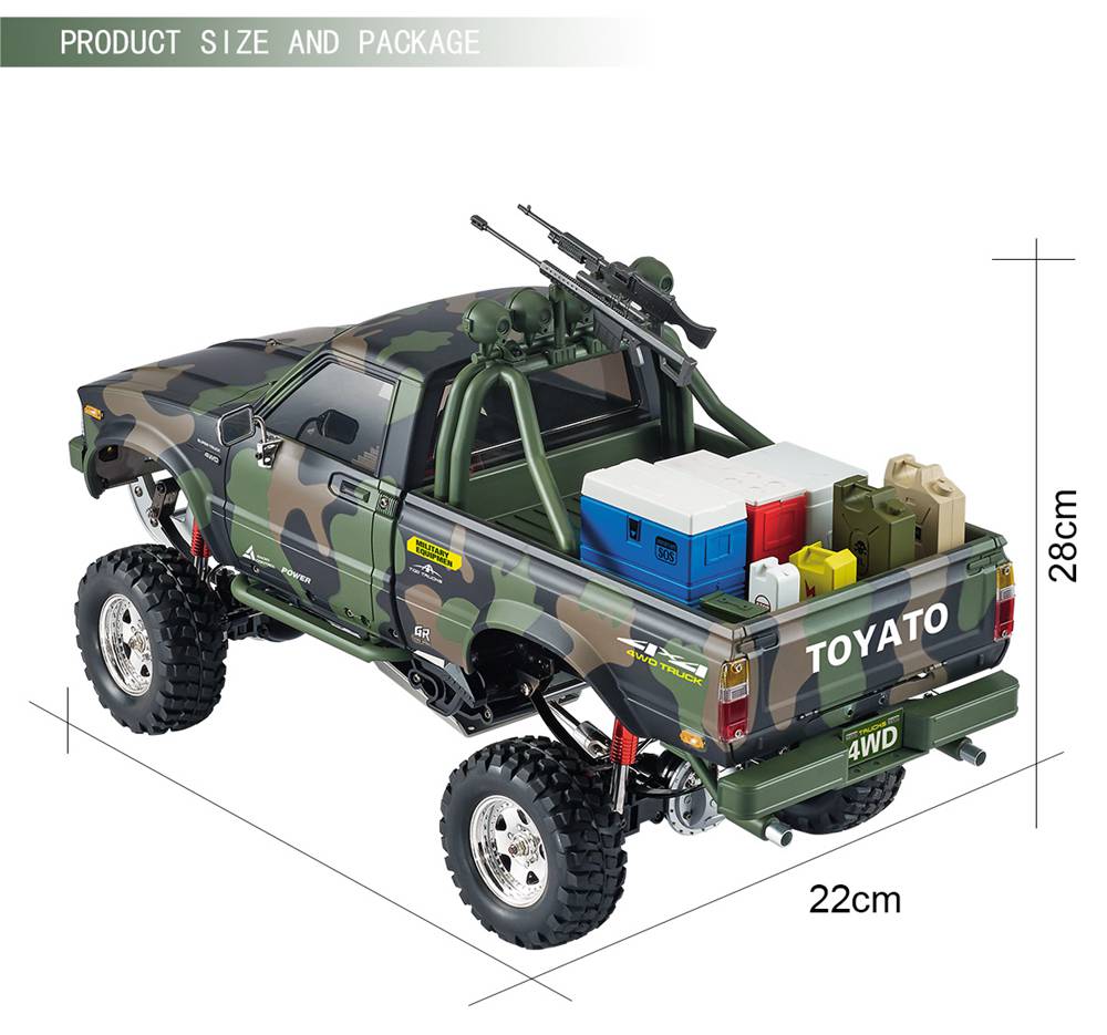 HG P417 RC Car Desert Yellow