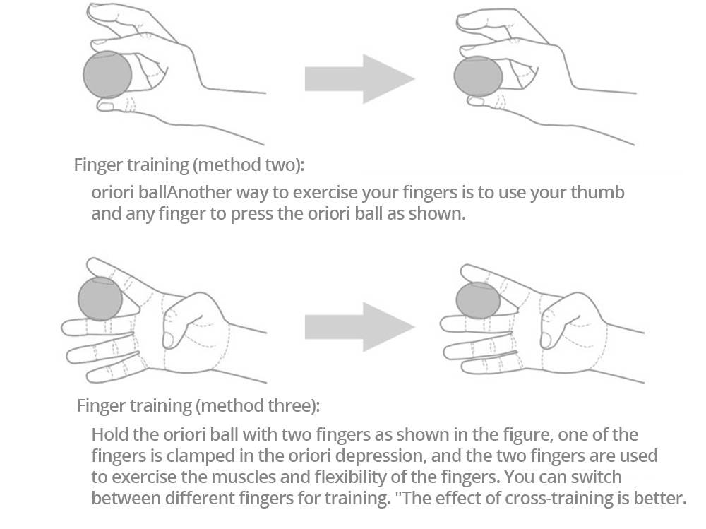 Oriori Wireless Smart Grip Ball Stress Yellow