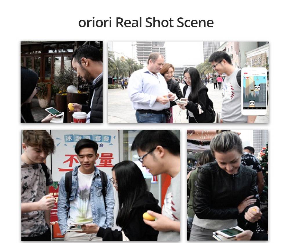 Oriori Wireless Smart Grip Ball Stress Yellow