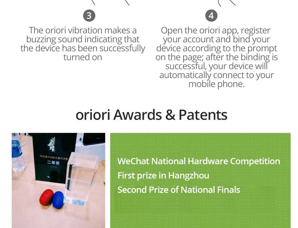 Oriori Wireless Smart Grip Ball Stress Yellow