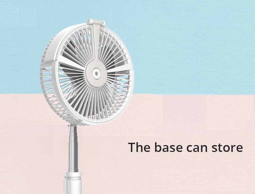 Portable Multifunction Folding Replenishment Fan White
