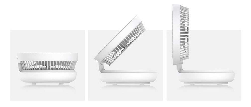 Edon Portable Wireless Folding Multi-function Suspension Fan Grey