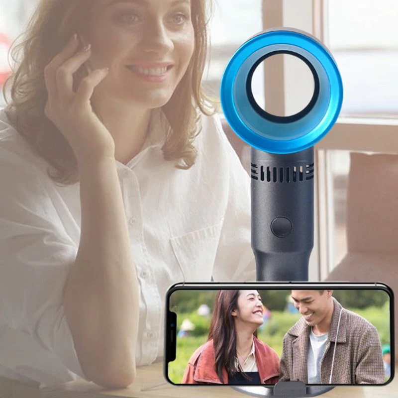 ZERO 9 Portable Handheld Mini Bladeless Fan Black