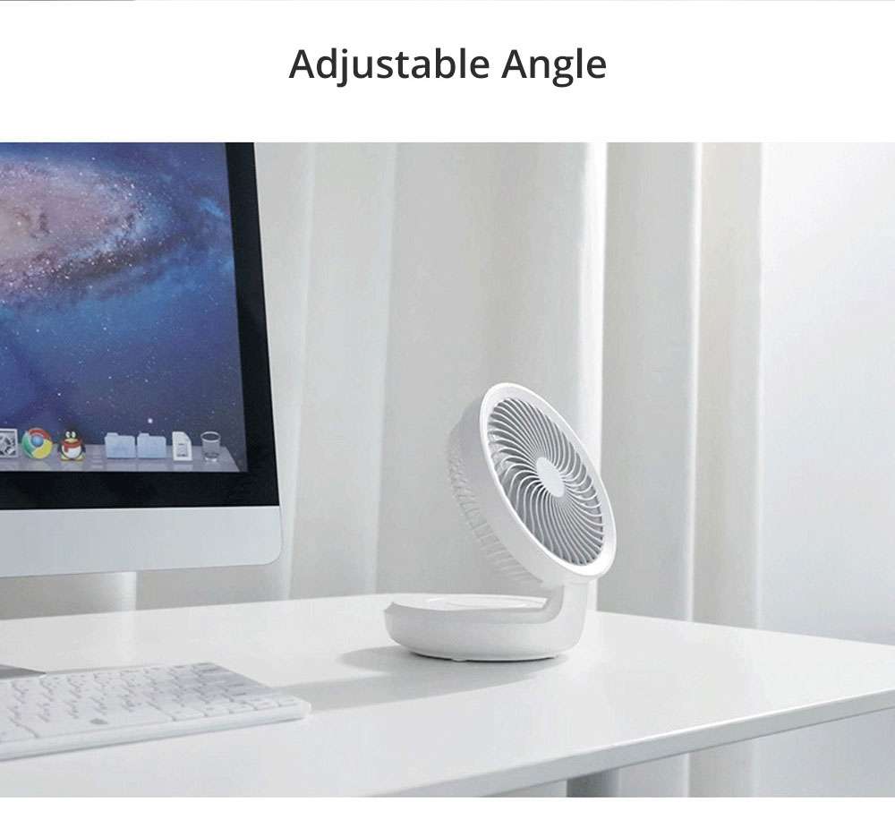 Edon Portable Wireless Folding Multi-function Suspension Fan Grey