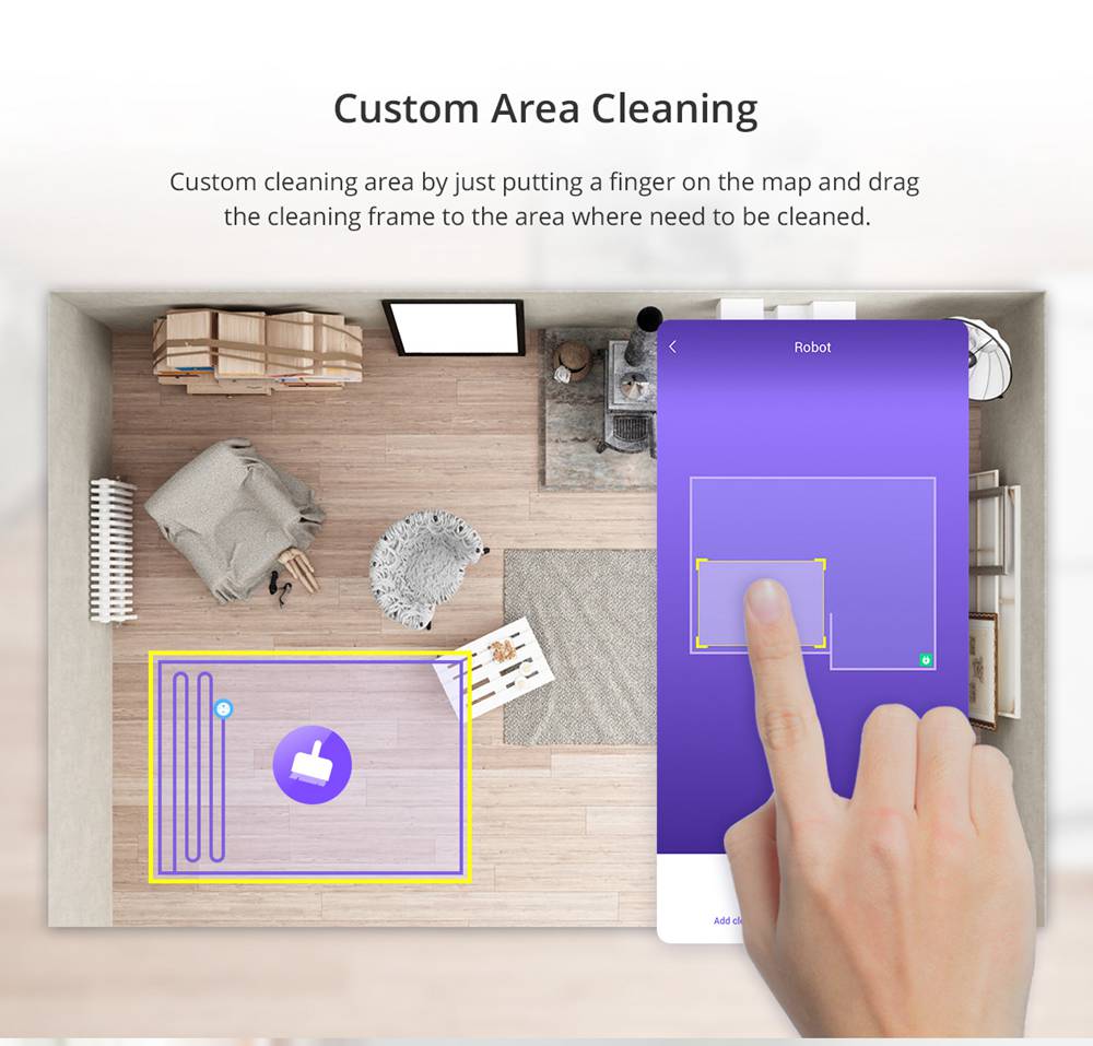 360 Smart Robot Vacuum Cleaner S5 2000pa Suction White