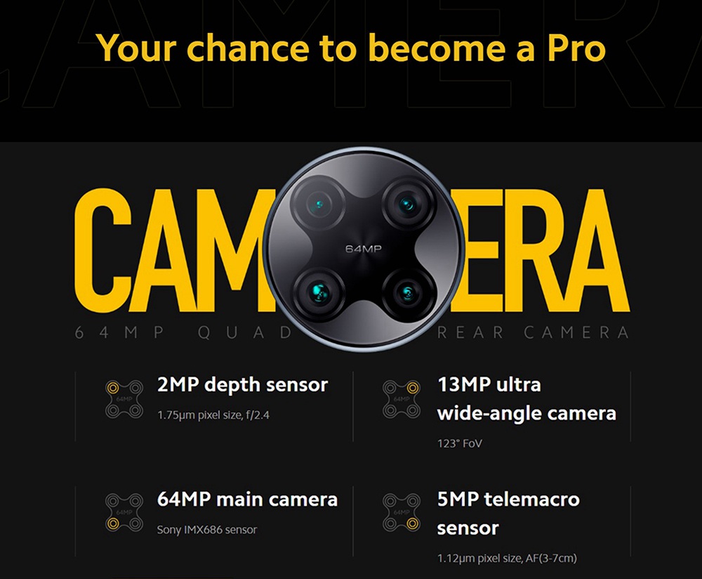 Global Version POCO F2 Pro 5G Smartphone 6GB 128GB Phantom White