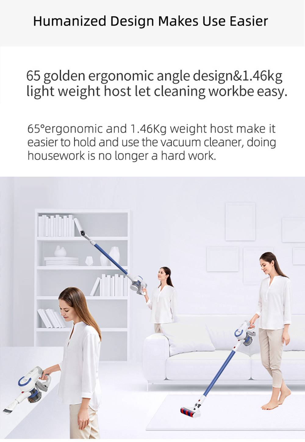 JIMMY JV53 Lite Handheld Cordless Vacuum Cleaner Blue