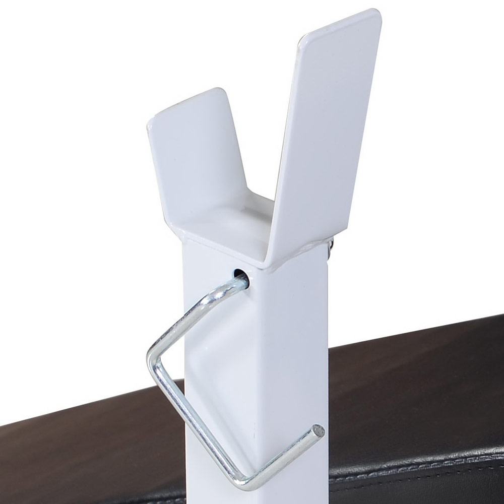 N-008 Folding Multi-function Fitness Weightlifting Bed White