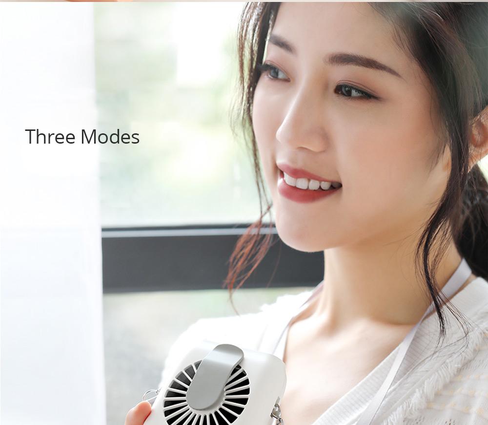 Portable Handheld Fan Silent Brushless Motor White