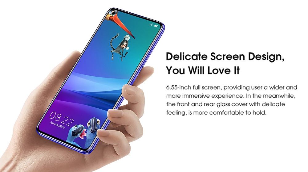 Global Version Elephone E10 Pro 6.55" MT6762D 4GB 128GB Grey