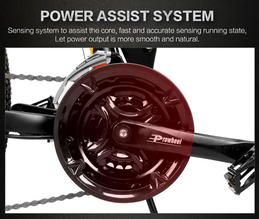 LANKELEISI XT750 Folding Electric Bike 26 Inch 48V 10Ah 400W Motor