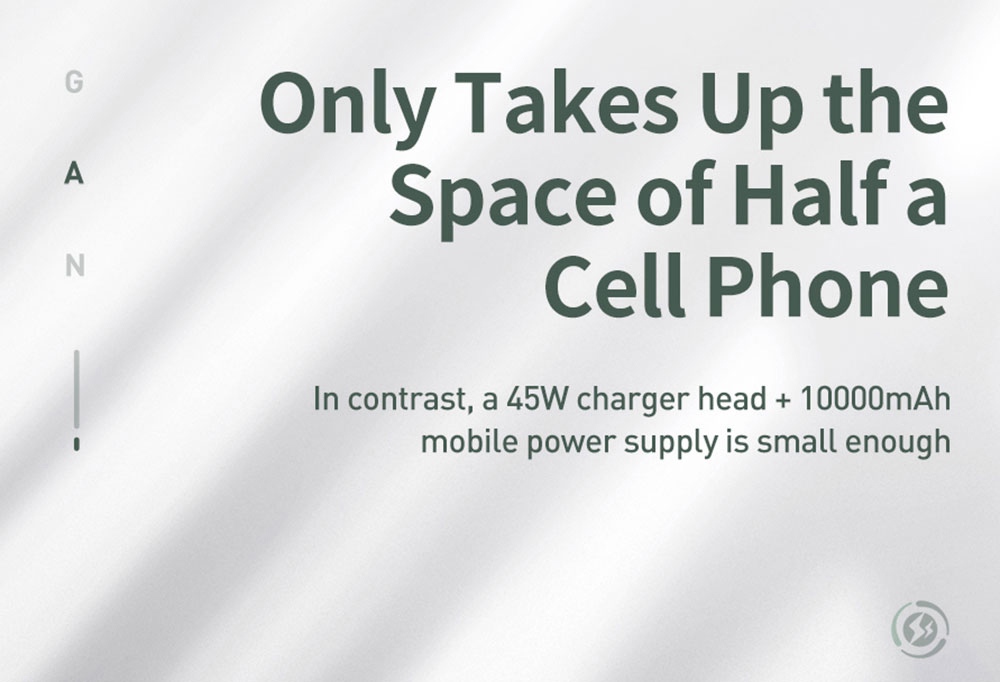 Baseus GaN 2 In 1 45W PD Fast Charger and Power Bank 10000mAh Black