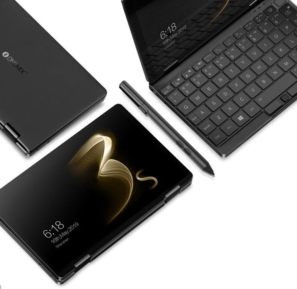 One Netbook One Mix 3S Yoga Pocket Laptop M3-8100Y 8GB 256GB Black