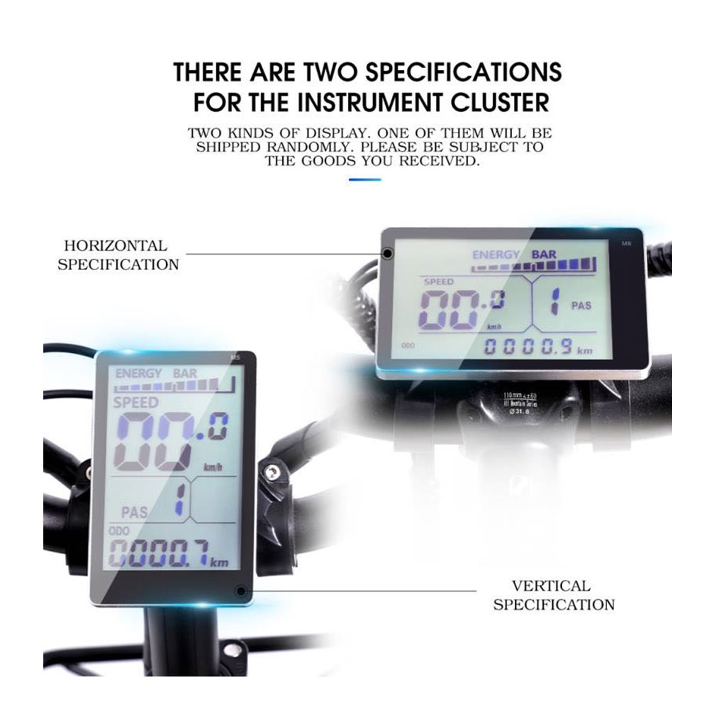 CMACEWHEEL Y20 Electric Moped Bike 750W Motor 15AH Battery Display