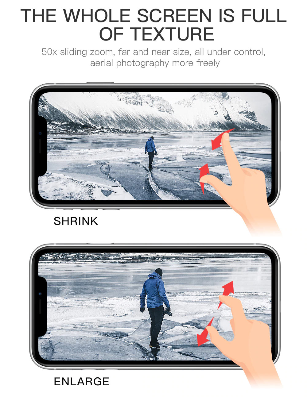 ZLRC SG907 Pro 4K 2-Axis Gimbal GPS Drone One Battery with Bag