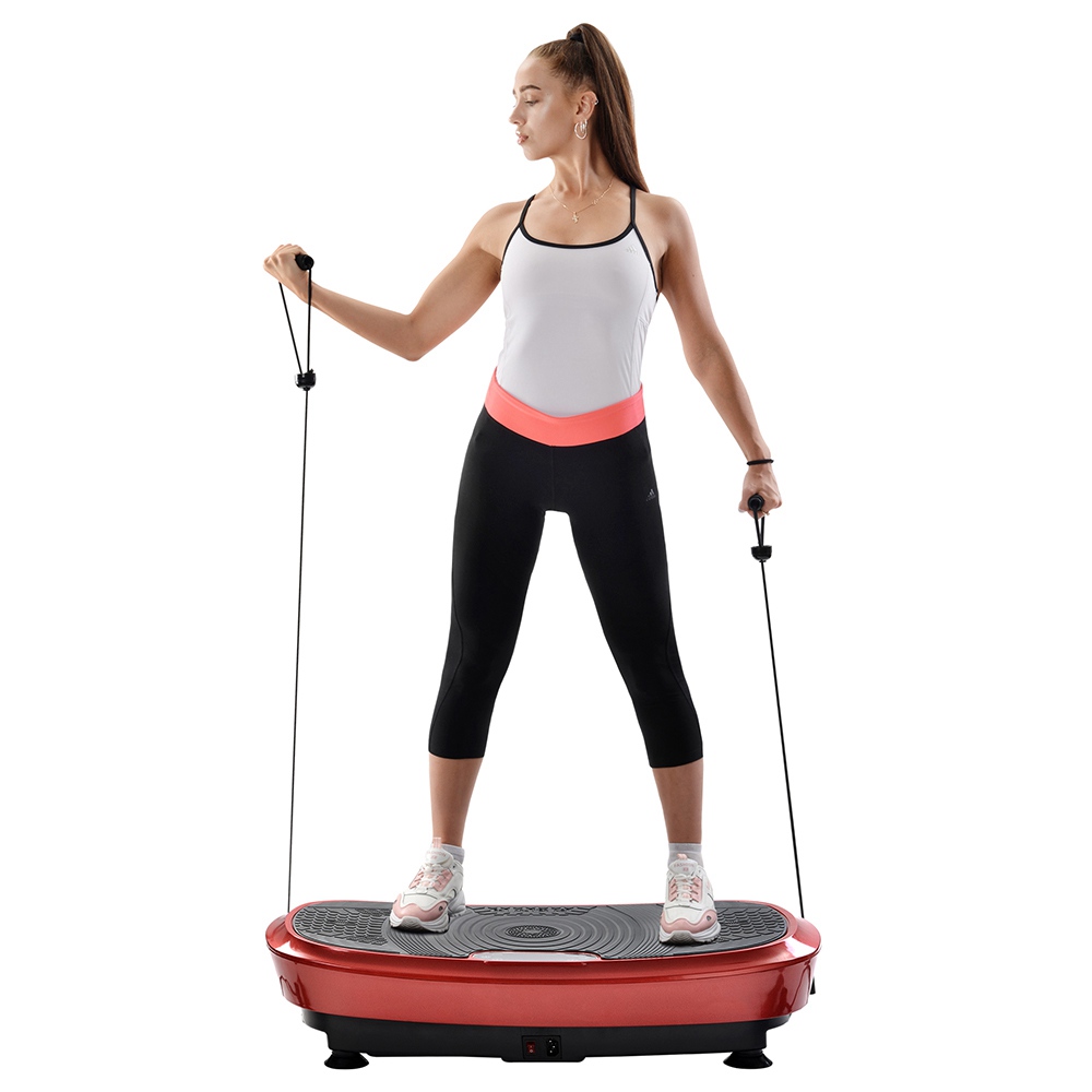 Merax Vibration Plate 3D Wipp Vibration Technology Red