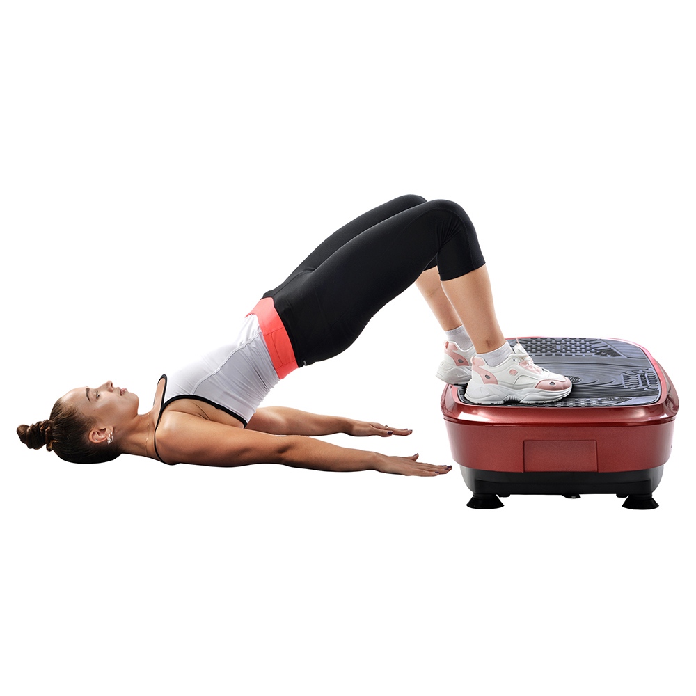 Merax Vibration Plate 3D Wipp Vibration Technology Red