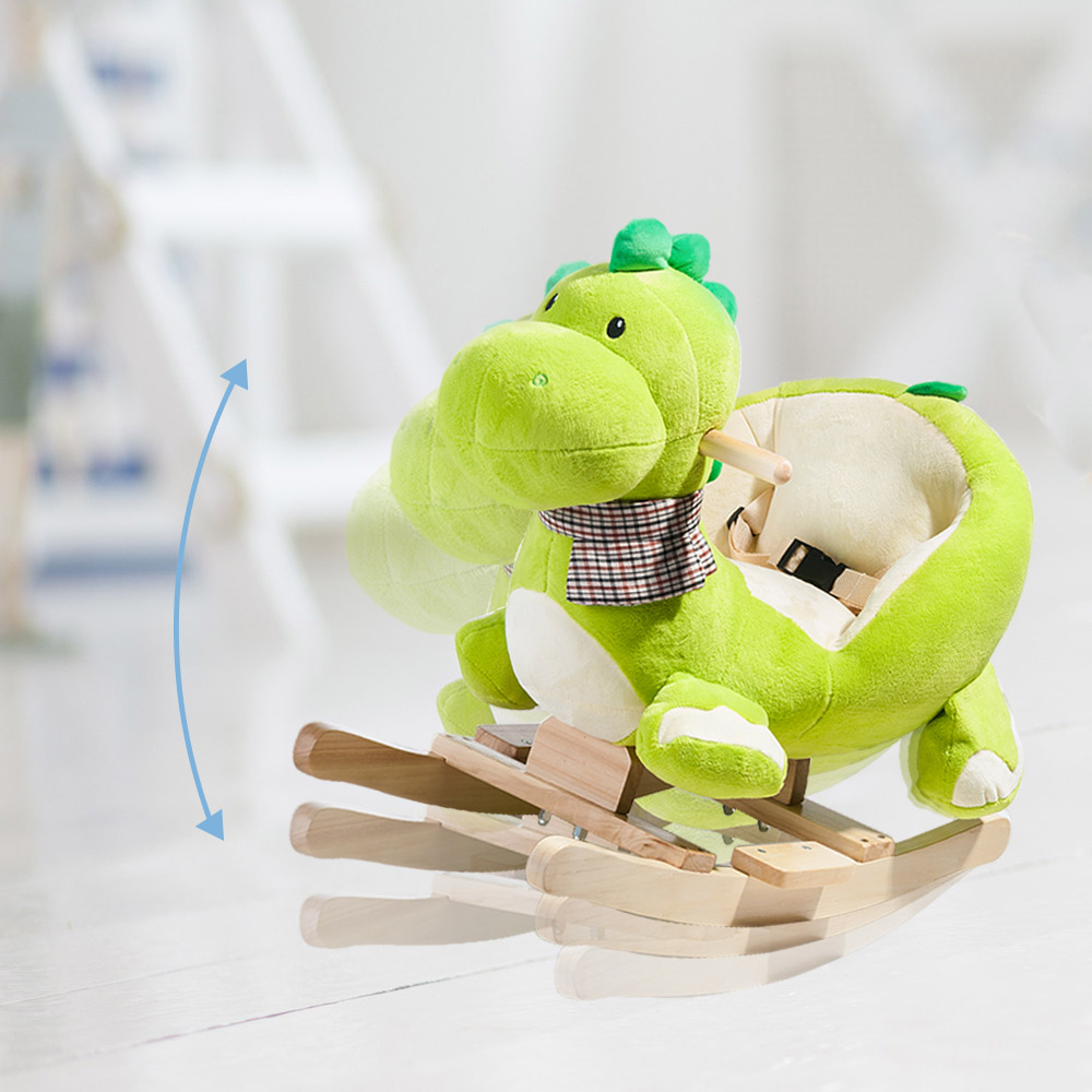 Plush Rocking Dinosaur Kids Toy