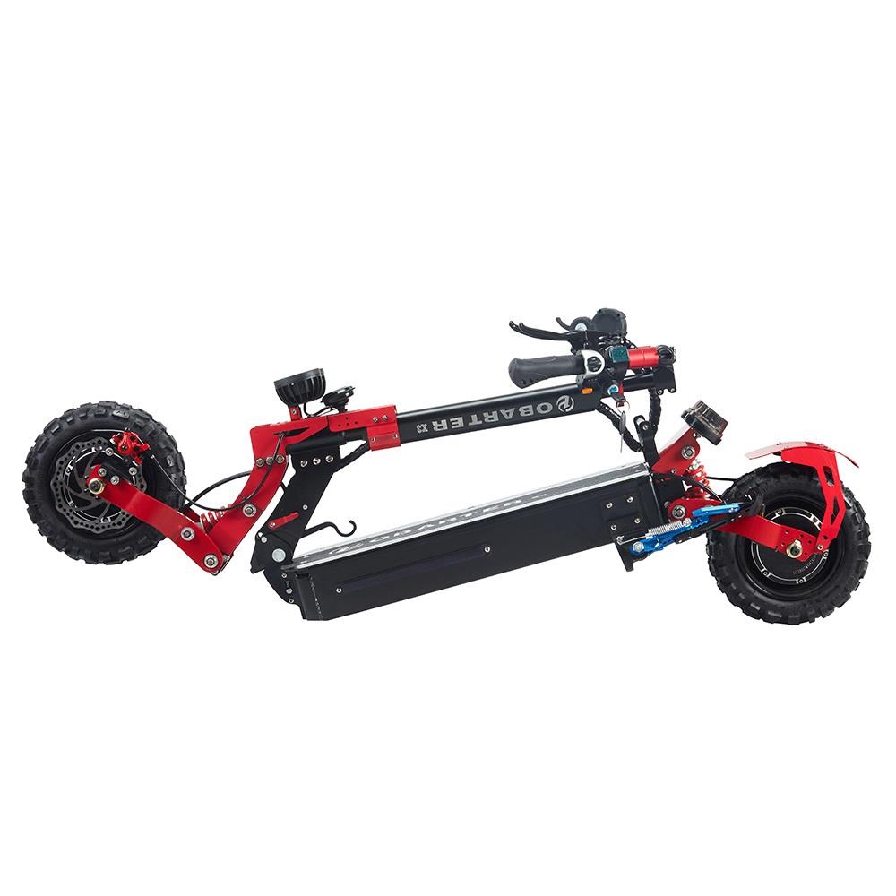 New OBARTER X3 Folding Electric Sport Scooter 11 Off road Tyre 1200W