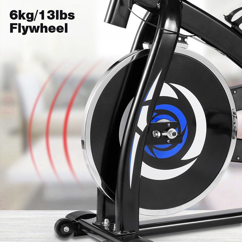 Indoor Cycling Bike Fitness Portable Spinning Bike Blue