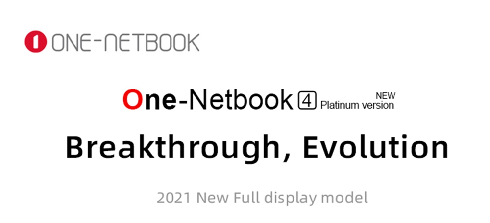 One Netbook 4 Platinum Laptop i7-1160G7 16GB DDR4 RAM 512GB Black