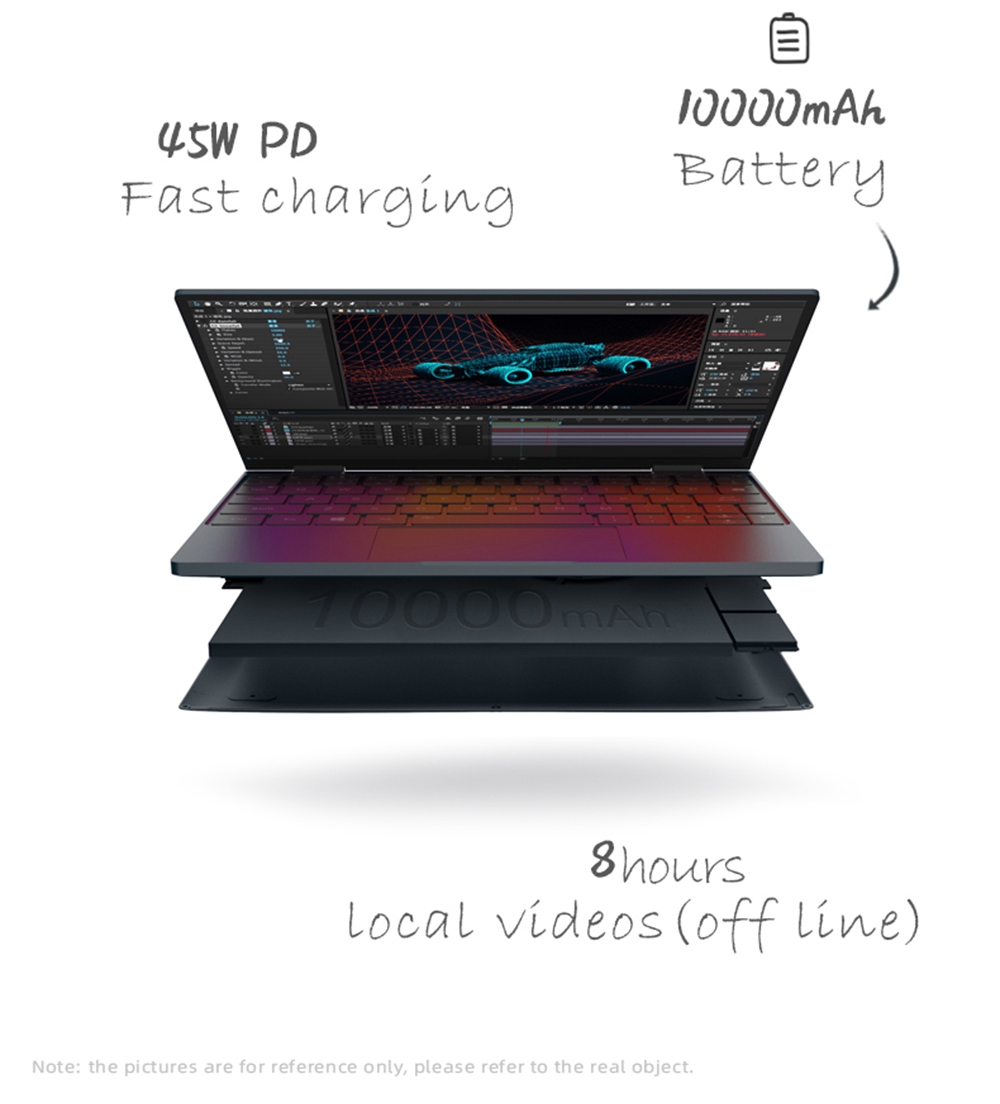 One Netbook 4 Platinum Laptop i7-1160G7 16GB DDR4 RAM 512GB Black