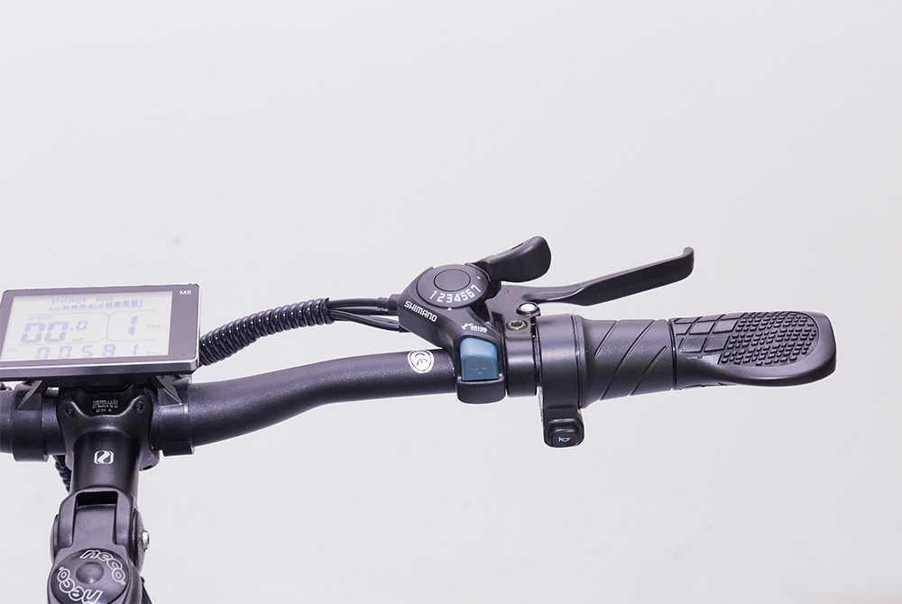 CMACEWHEEL KS26 Plus Fat Tire Electric Moped Bike 24Ah Battery Black