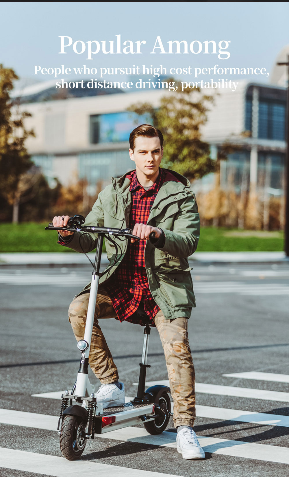 JOYOR Y6-S 500W Motor 18Ah Electric Folding Scooter Black