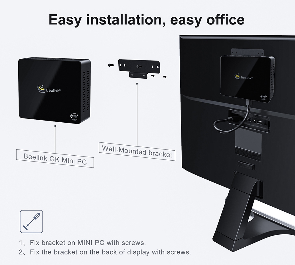 Beelink GK MINI 8GB/256GB J4125 Windows10 Mini PC