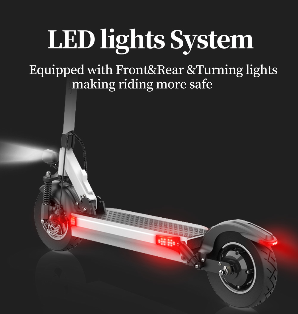 JOYOR Y6-S 500W Motor 18Ah Electric Folding Scooter Black